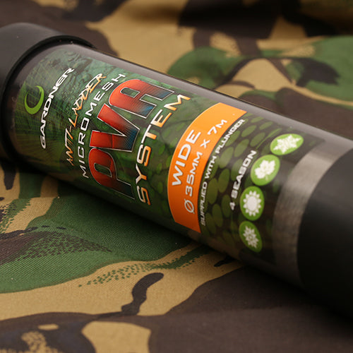 Gardner Tackle PVA Wide Micro-Mesh (35mm) System and Refills – Carpy Tackle